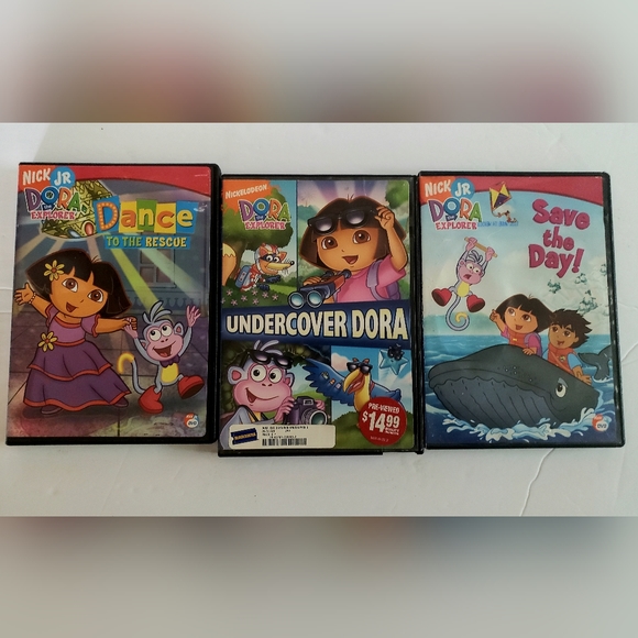 Nickelodeon | Toys | Y2k Dora The Explorer Dvd Bundle Set | Poshmark
